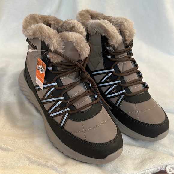 tony little | Shoes | Tony Little Cheeks Fit Body Faux Fur Sneaker Boot ...